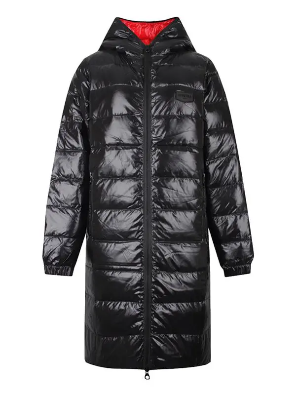 Duvetica Quilted Down Hooded Zip-up Jacket - Black