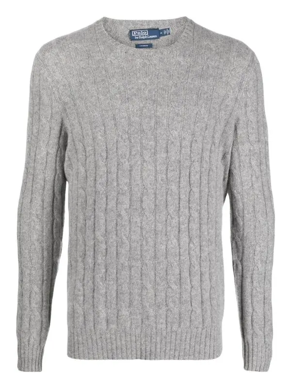 Polo Ralph Lauren Cable-knit Cashmere Jumper - Grey
