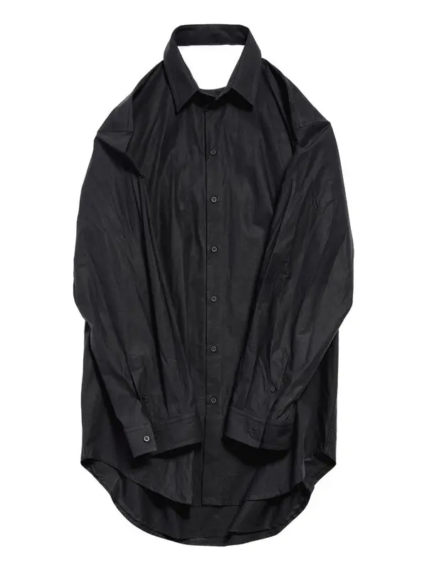 Balenciaga Suspended Shirt Dress - Black