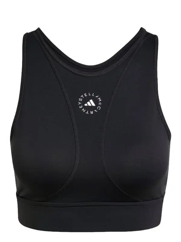 Adidas By Stella McCartney Logo Print Tank Top - Black