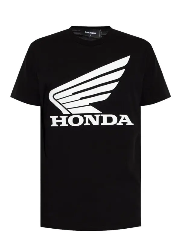 Dsquared2 Logo-printed Crewneck T-shirt - Black