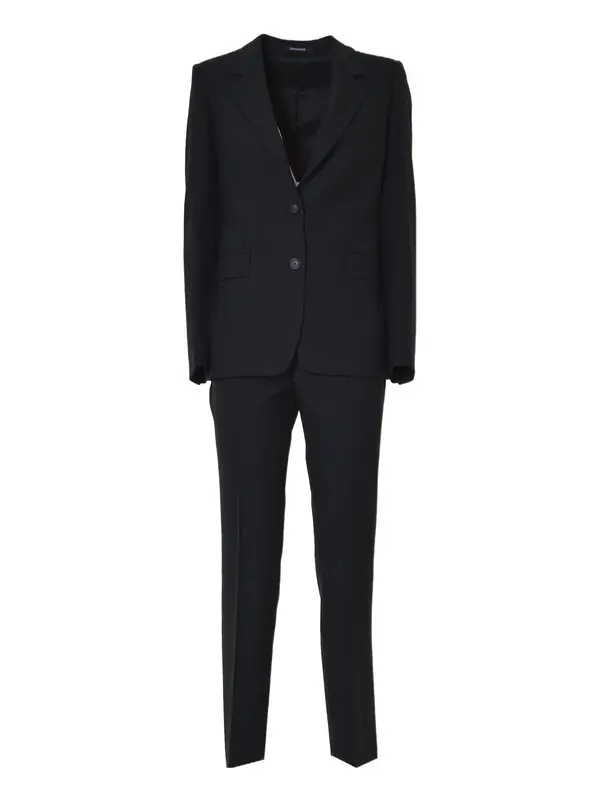 Tagliatore Single-breasted Tailored Suit - Black