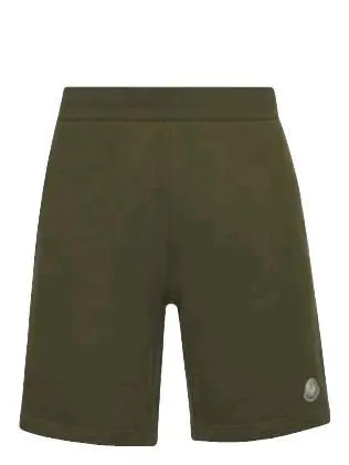 Moncler Wide-leg Printed Shorts - Green