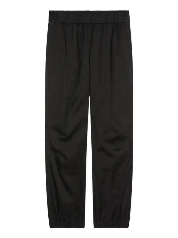 Dries Van Noten Elastic Waist Casual Pants - Black
