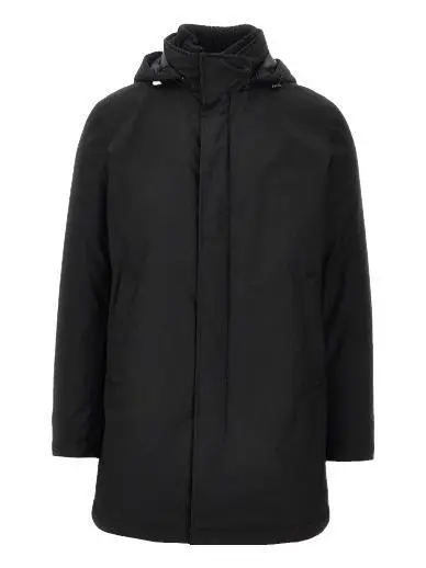 Herno Hooded Down Jacket - Black