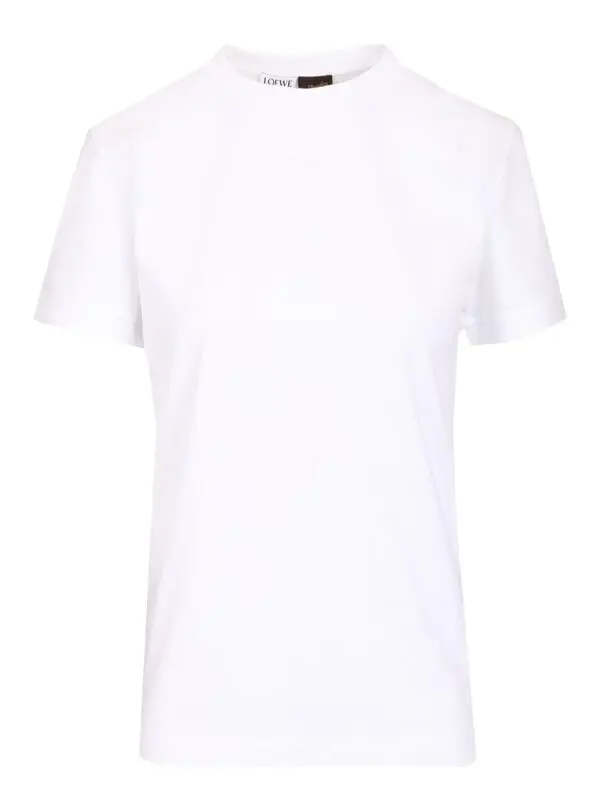 Loewe Lace Embellished T-shirt - White