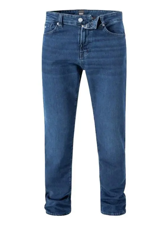 Hugo Boss Button-fastening Jeans - Dark Blue