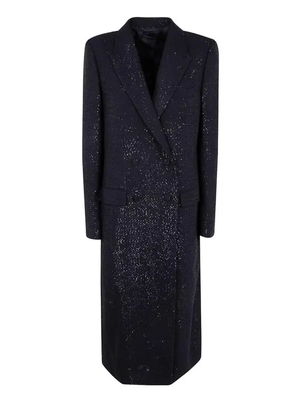 TOM FORD Embellished Double-breasted Coat - Black