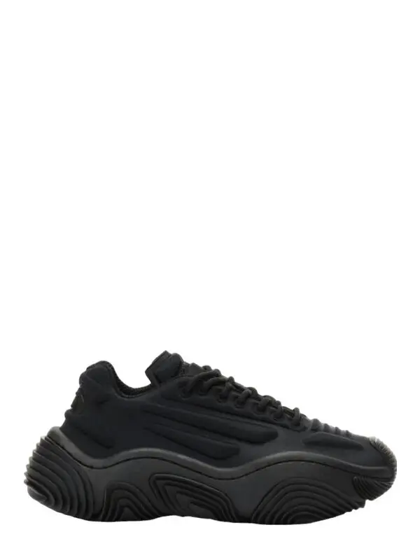 Alexander Wang Logo Detailed Lace-up Sneakers - Black