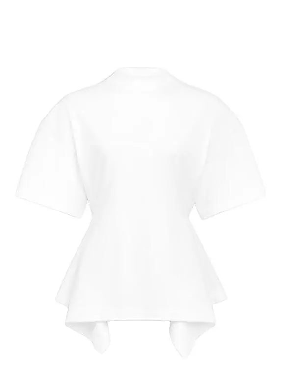 Alaïa Panelled T-shirt - White