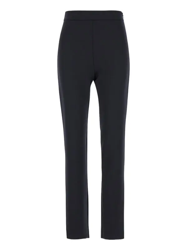 Max Mara Bozen Straight Leg Pants - Black