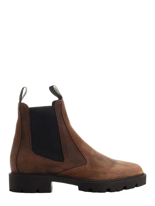 Celine Round Toe Chelsea Boots - Brown