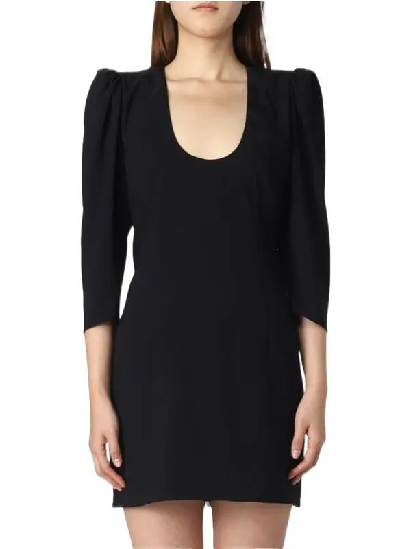 Dsquared2 Puff-sleeved Mini Dress - Black