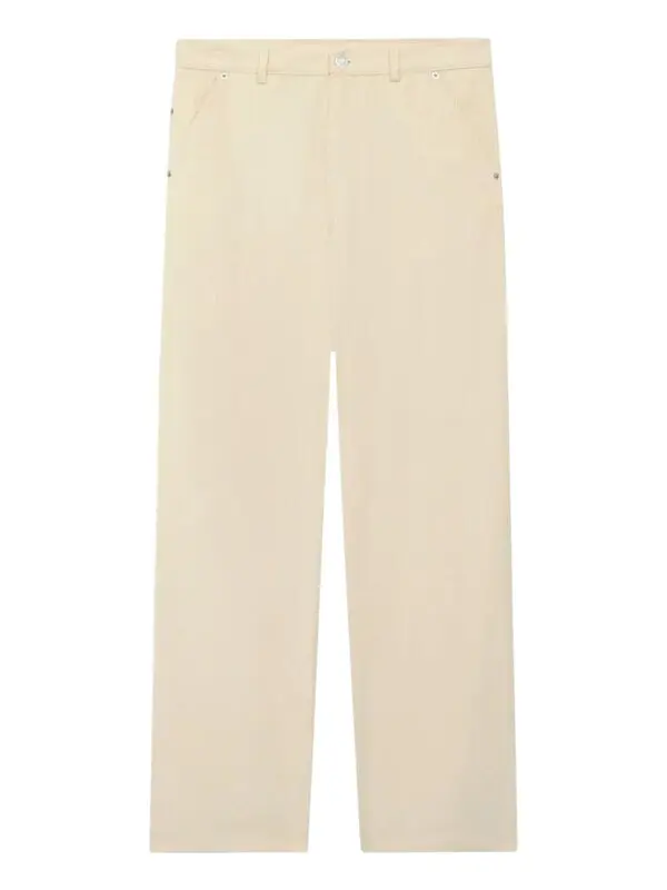 Drole De Monsieur Le Pantalon Baggy Velours Pants - Nude