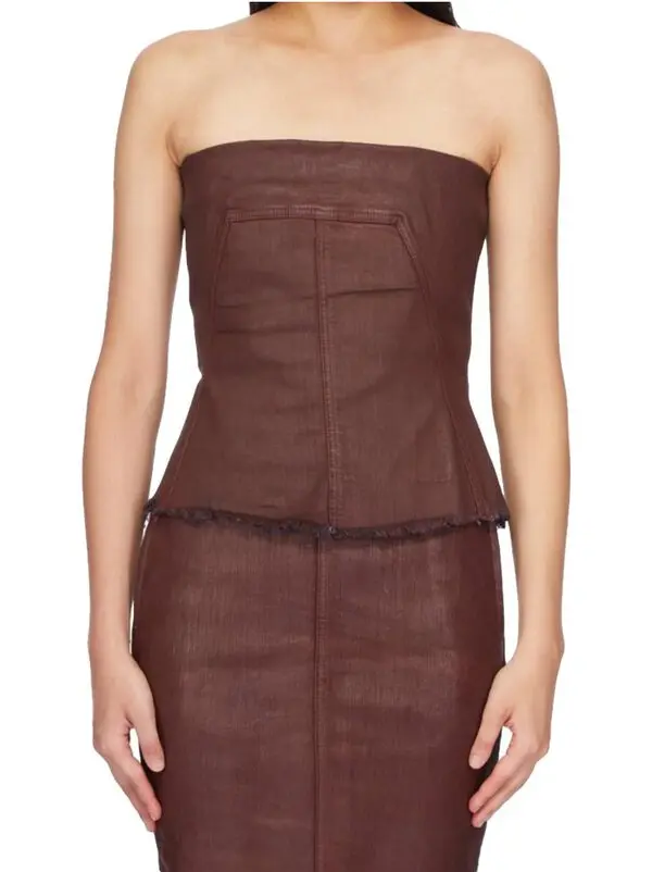 Rick Owens Off-shoulder Top - Red