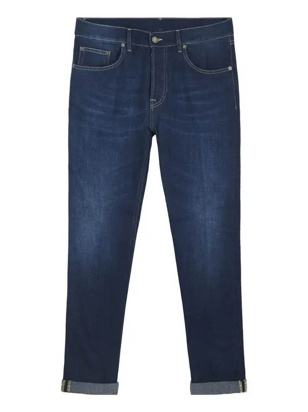 DONDUP Belt Loops Slim Fit Jeans - Blue