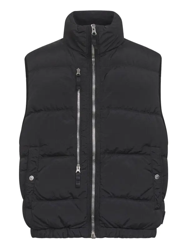 Stone Island Padded Down Vest - Black