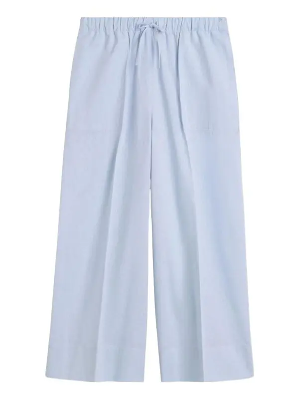 TOTEME Drawstring Palazzo Pants - Sky Color