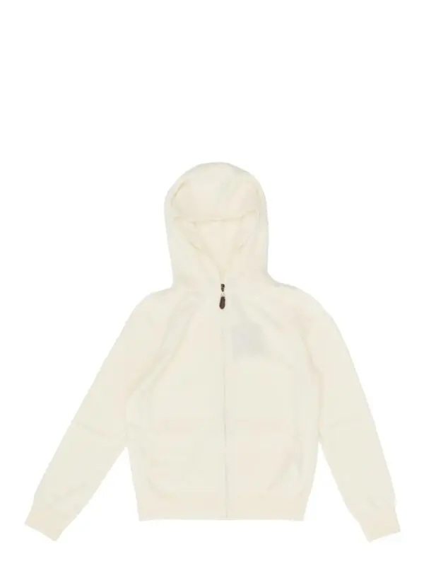 Loro Piana Knitted Hooded Jumper - White