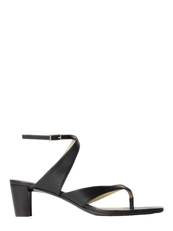 LEMAIRE Tong Sandals - Dark Chocolate