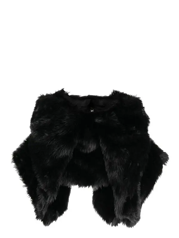 Comme Des Garçons Round Neck Short Jacket - Black