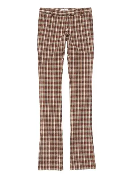 Acne Studios Check Tailored Trousers - Beige/brown