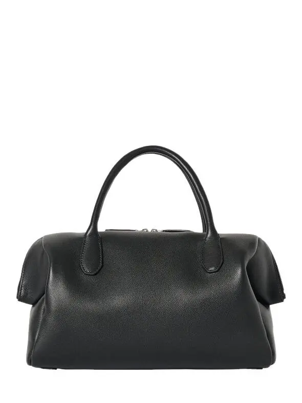 THE ROW Faye Top Handle Bag - Black