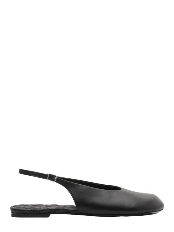 Burberry Slingback Ballet Flats - Black