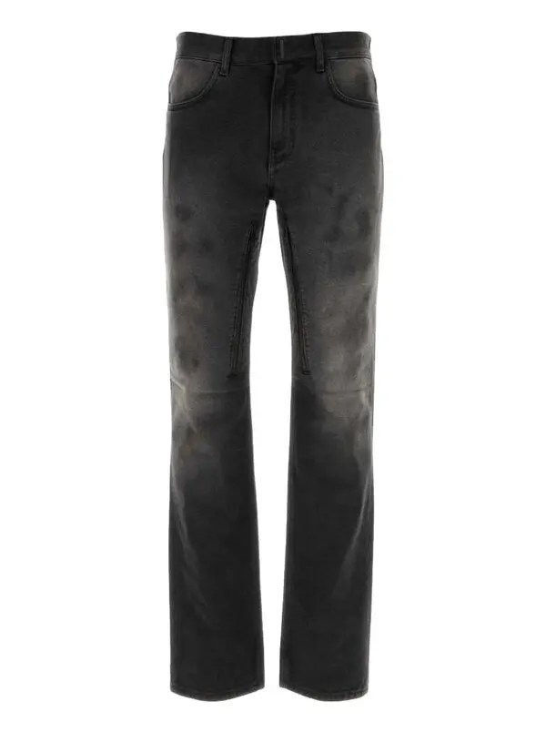 Givenchy Straight Leg Denim Jeans - Black