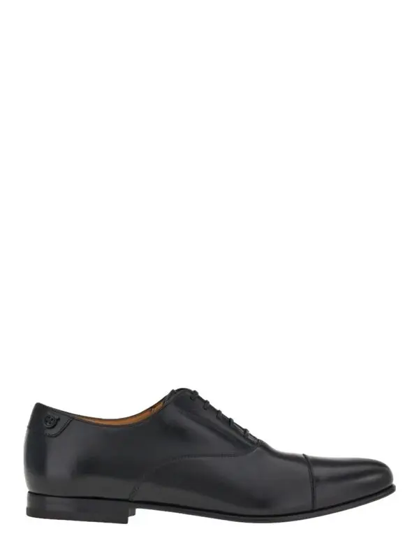FERRAGAMO Oxford Shoes With Cap Toe - Black