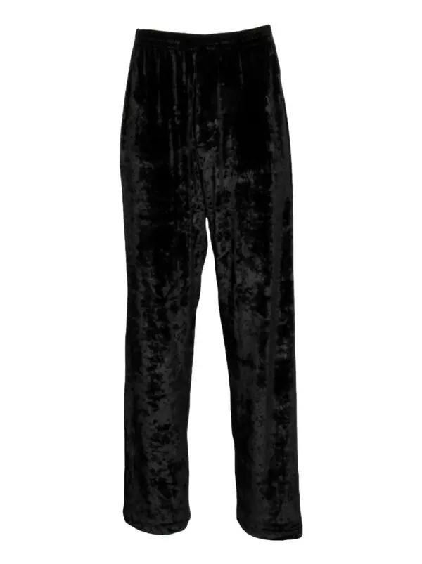 Balenciaga Elastic Waist Casual Pants - Black