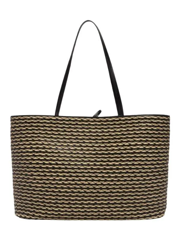 THE ROW Large Raffia Tote Bag - Black