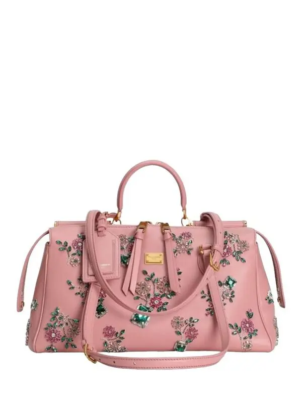 Dolce & Gabbana Dolce Gabbana Medium Vittoria Handbag - Pink