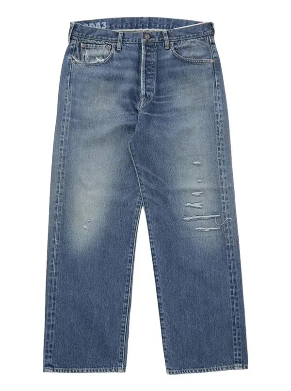 Visvim Waistband Jeans - Blue