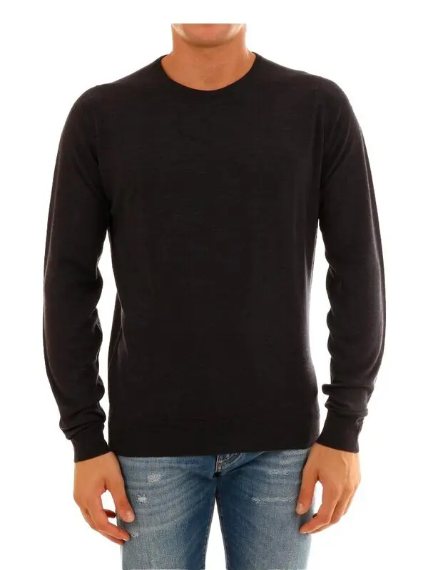 John Smedley Lundy Knitted Jumper - Black