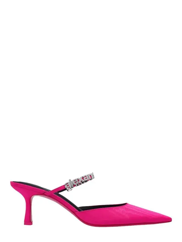 Alexander Wang Delphine 65mm Embellished Mules - Pink