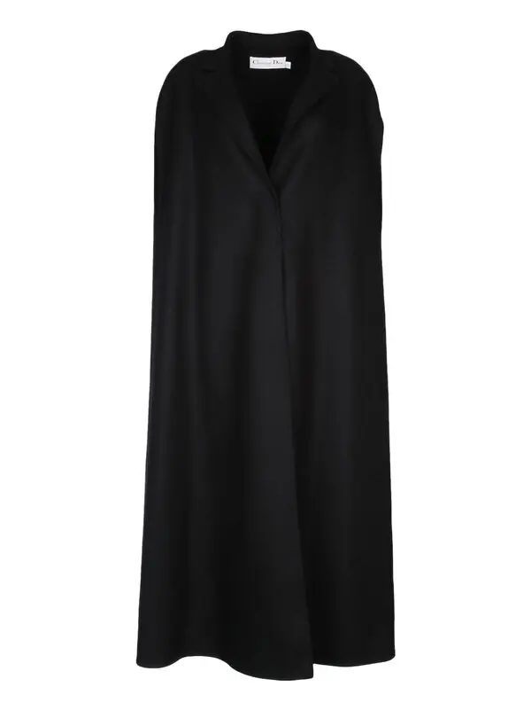 Dior Lapel Coat - Black