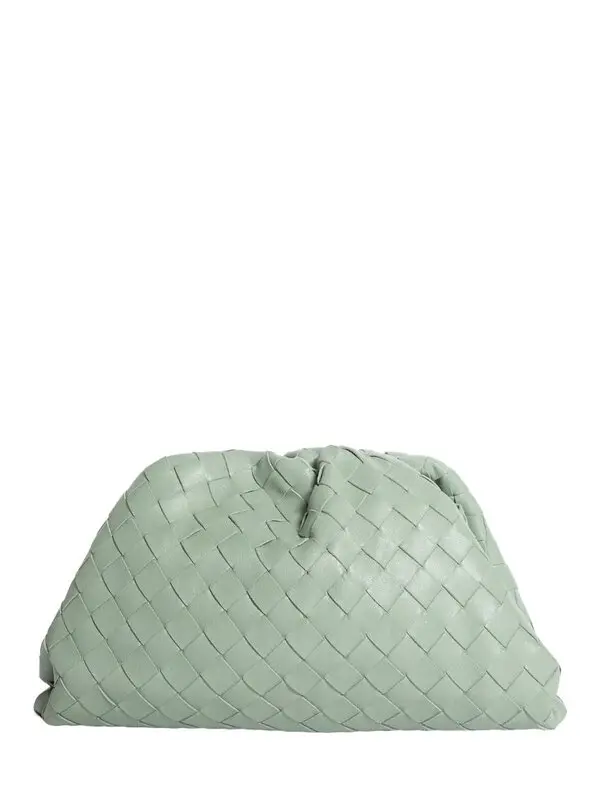 Bottega Veneta Pouch Clutch - Sage Green