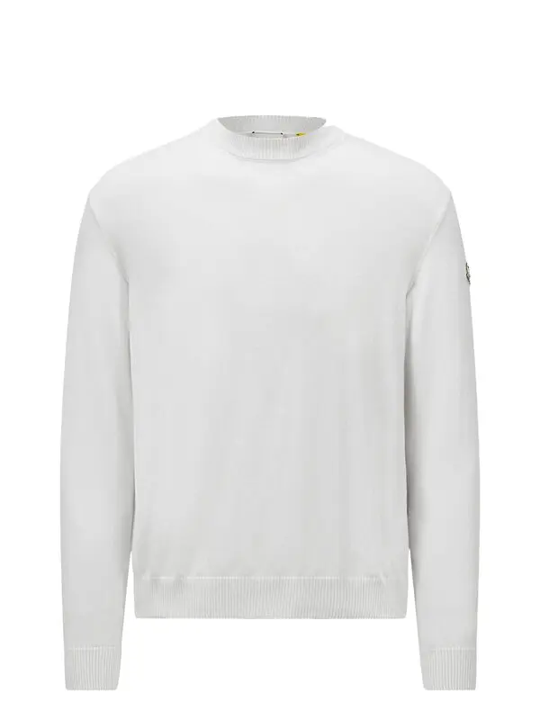 Moncler X Mercedes-benz Nigo Cotton Jumper With Graphic Print - White