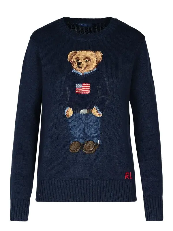 Polo Ralph Lauren Polo Bear Crewneck Sweater - Black