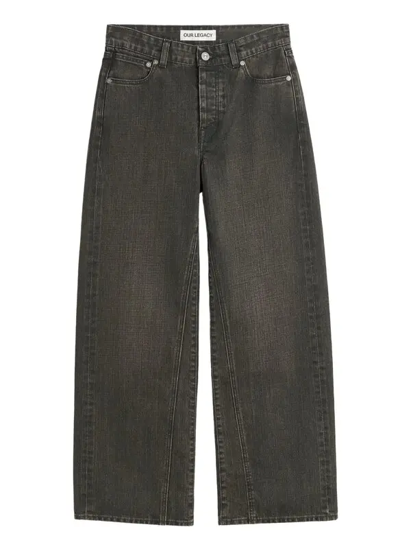 Our Legacy Treble Cut Jeans - Black Coated Wash