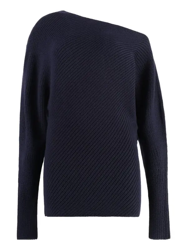 Philosophy Di Lorenzo Serafini Asymmetrical Knit Top - Black