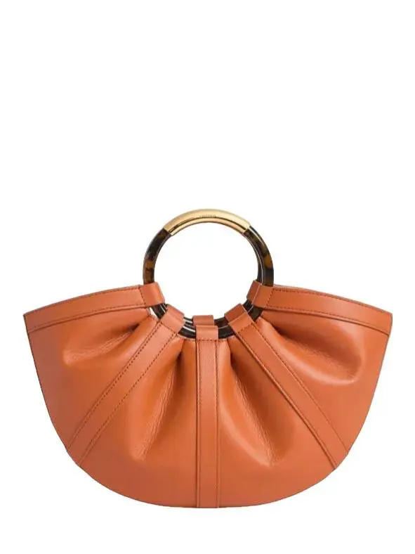 COCCINELLE Shell Medium Tote Bag With Tortoiseshell Handle - Crab