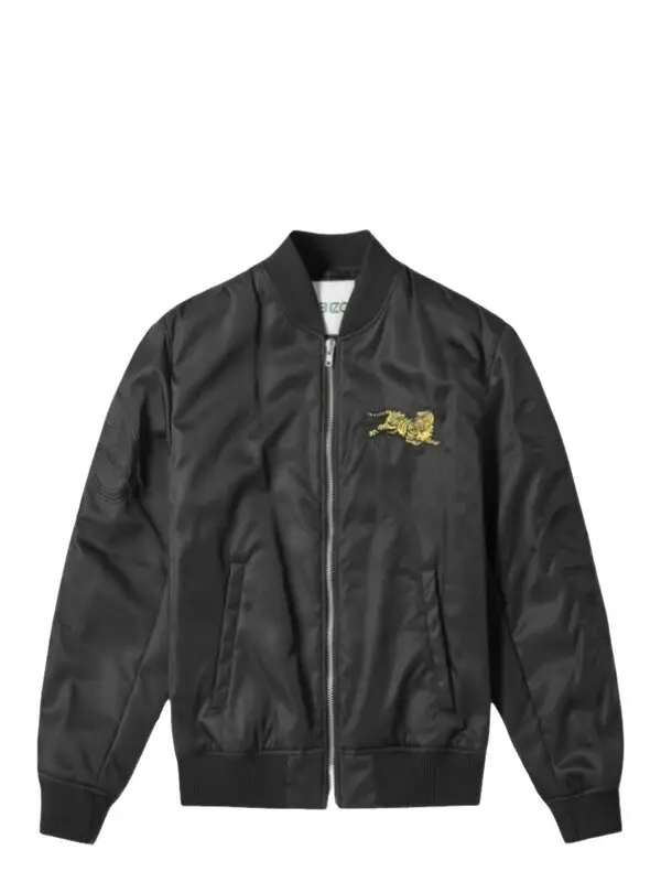 Kenzo Embroidered Tiger Bomber Jacket - Black