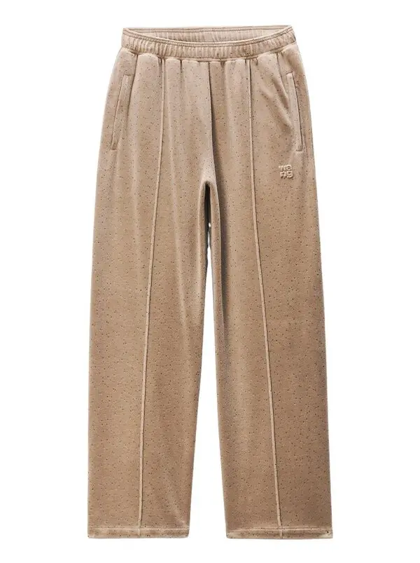 Alexander Wang Terry Oversized Mid-rise Belted Sweatpants - Warm Taupe