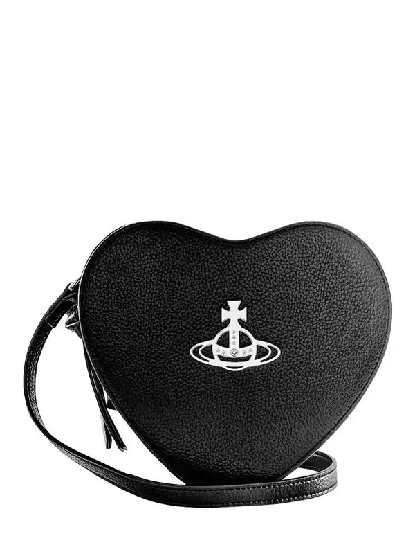 VIVIENNE WESTWOOD Louise Heart-shaped Crossbody Bag - Black
