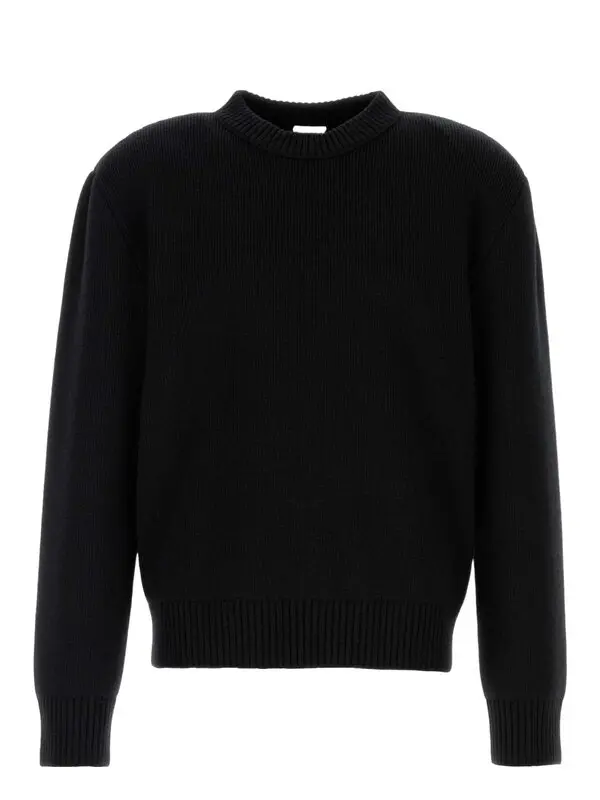 Bottega Veneta Ribbed Knit Jumper - Black