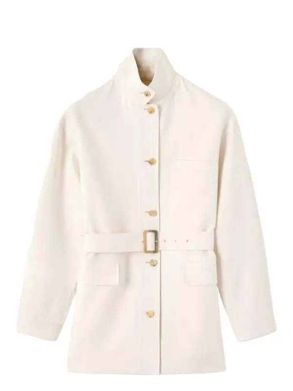 Loro Piana Lismore Field Jacket - Gardenia Ice Color