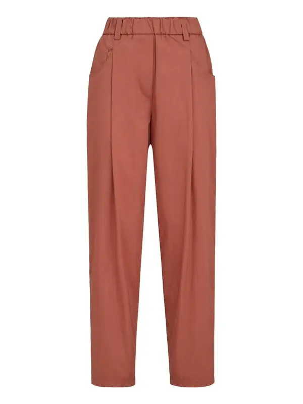 Brunello Cucinelli Five-pocket Trousers With Monili Detail - Brown