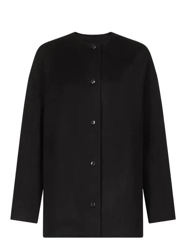 Loulou De Saison Single-breasted Coat - Black